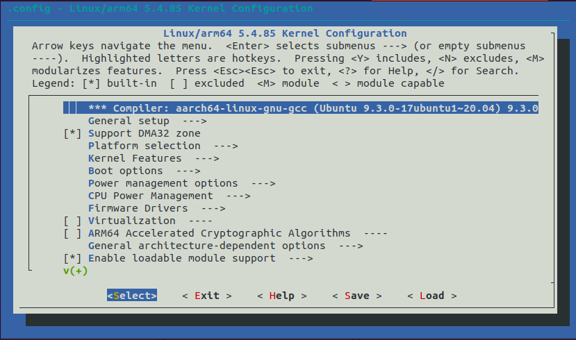 Variscite Kernel Configuration Guide